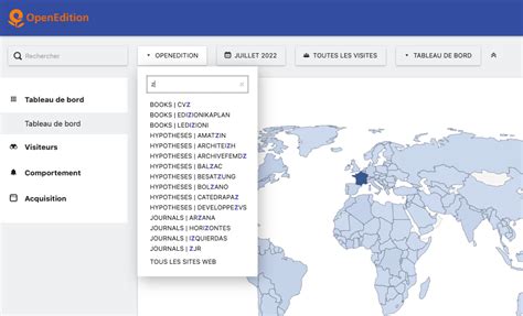 Statistiques De Fréquentation Des Sites Support Openedition Journals