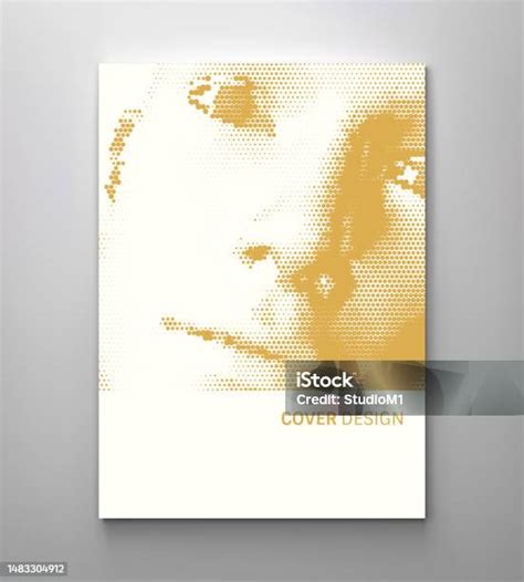 작은 입자로 만든 사람의 얼굴 그림입니다 배너 전단지 포스터 커버 또는 브로셔에 대한 픽셀 아트3d 벡터 디자인 3차원 형태에 대한 스톡 벡터 아트 및 기타 이미지 Istock