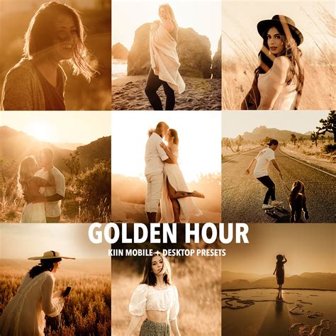 10 Golden Hour Lightroom Mobile And Desktop Presets Kiin Lightroom Presets