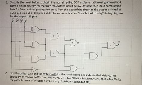 Solved Simplify The Circuit Below To Obtain The Most Chegg
