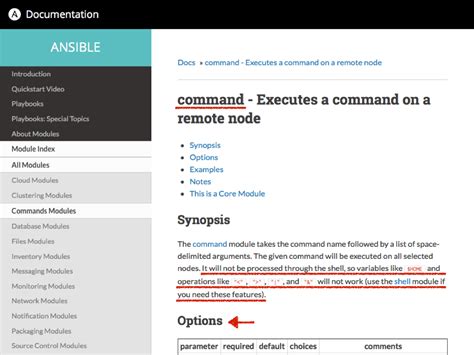 ansible 查看 ansible modules 文件 w3cschool