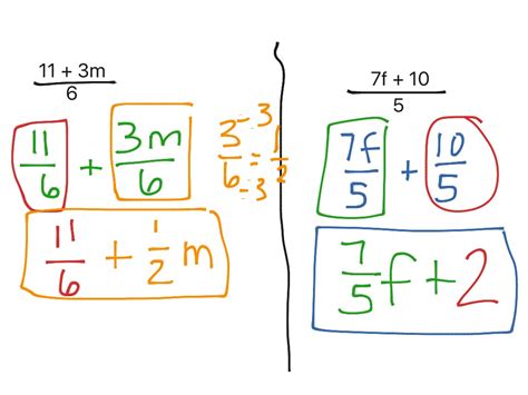 Rewriting Fraction Expressions Math Algebra Solving Equations High School Showme