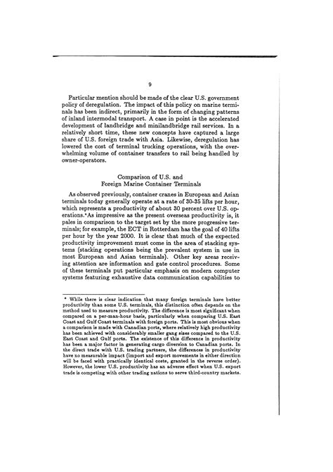 Improving Productivity In Us Marine Container Terminals National Research Council Free