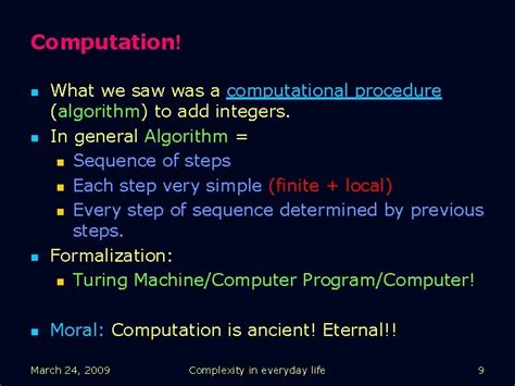 Computational Complexity In Every Day Life Madhu Sudan