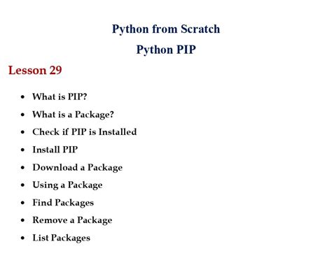 Python Pip Session 29 Pdf Connect 4 Techs