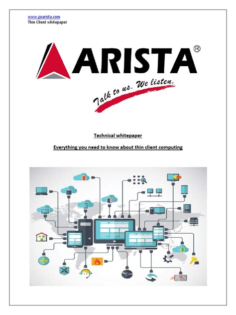 Arista Acp Thinmanager Ready Industrial Thin Client Whitepaper Pdf Client Computing