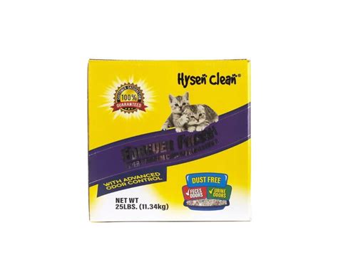 Комкующийся кальциевый бентонитовый наполнитель для кошачьего туалета Hysen Clean Forever Fresh
