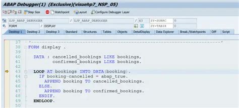 Exploring Abap Debugger 4 Work With Different Desktops Discovering Abap