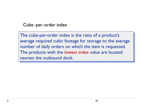 Order Index