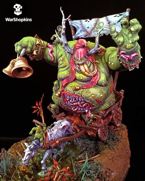 Warhammer 4000 Миниатюры Great Unclean Demon NurgleВеликий Нечистый