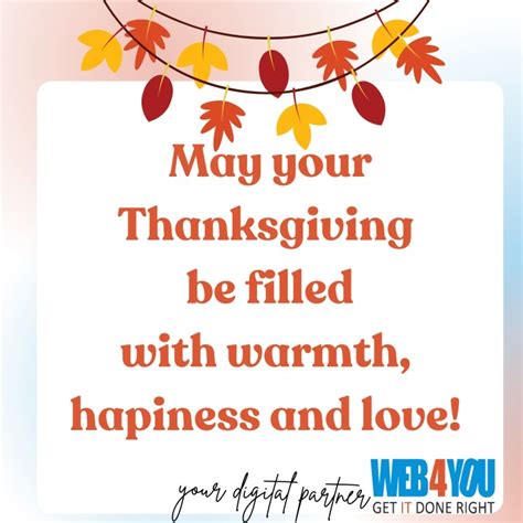 Web4you Inc On Linkedin Thanksgiving Gratitude Digitalmarketing Web4you Getitdoneright