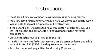 Naming For Aphasia By GO FISH BLITZ Teachers Pay Teachers