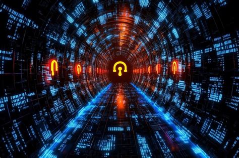 Digital Gateway To Cyberspace Premium Ai Generated Image