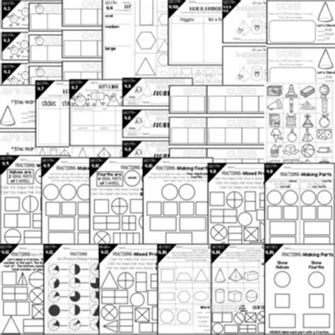 Geometry 2d And 3d Shapes 1st Grade Guided Math Unit 4 Centers Games