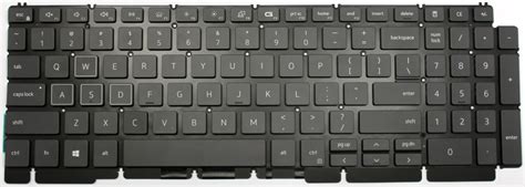 Dell Inspiron G15 5510 White Backlit Laptop Keyboard Keys