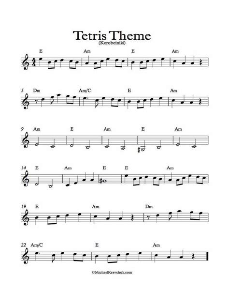 Tetris Theme Violin Pdf Tetris Theme Violin Pdf