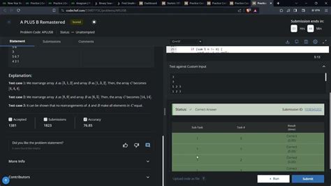 Codechef Problem A Plus B Remastered Youtube