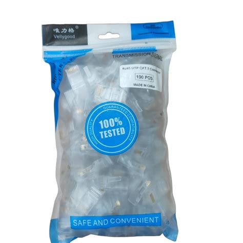 Jual Konektor Rj Lan Rj Isi Pcs Untuk Cat Cat E Best