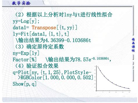 实验七 数据处理 实验目的学习根据实验数据寻找一个尽可能与已知数据吻合的函数实现手段主要为数据拟合或插值 预备知识 ppt download