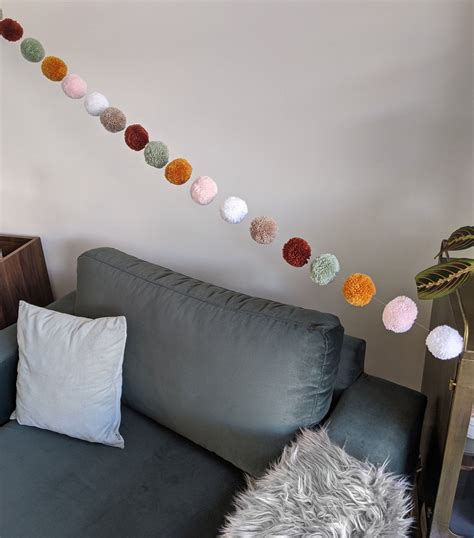 Zwevende Pompom Slinger Simpele Home Deco Oktoberdots Doe Het Zelf Guirlande Doe Het Zelf