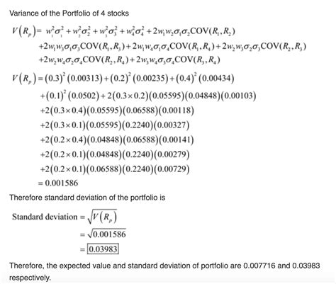 Probability Find The Expected Value And Standard Deviation Of The