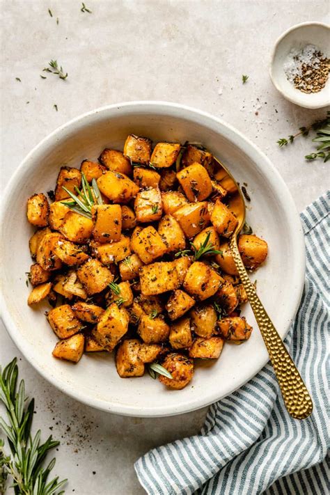 Roasted Swede Rutabaga With Herbs Eat Love Eat