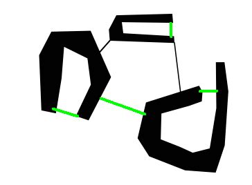 Python Connecting Polygons With Nearest Neighbor Lines To Create A