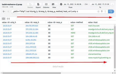 Tryhackme Brim — Task 6 Exercise Threat Hunting With Brim Malware C2
