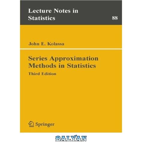 خرید و قیمت دانلود کتاب Series Approximation Methods In Statistics ترب