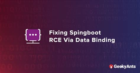 Fixing Spingboot Rce Via Data Binding