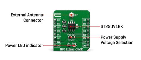 nfc extend click mikroe mouser