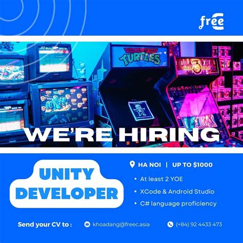 nhật khoa Đặng on linkedin hiring unity developer freec careers