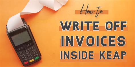 How To Write Off Invoices In Keap Monkeypod Marketing