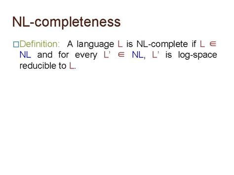 Computational Complexity Theory Lecture 8 Savitchs Theorem Pspace