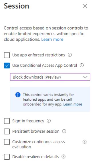 how to block downloads from external users in o365 australia