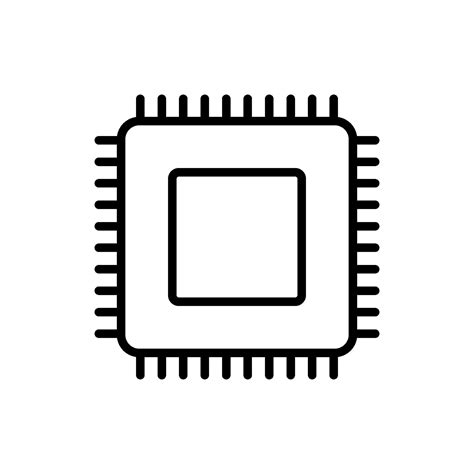 CPU Processor Icon Vector Design Templates Simple And Modern Vector Art At Vecteezy