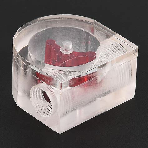 G Thread Way Pc Water Cooling Flow Meter Indicator Fruugo Uk