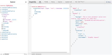 amplify graphiql error using key with awstimestamp type · issue 6436