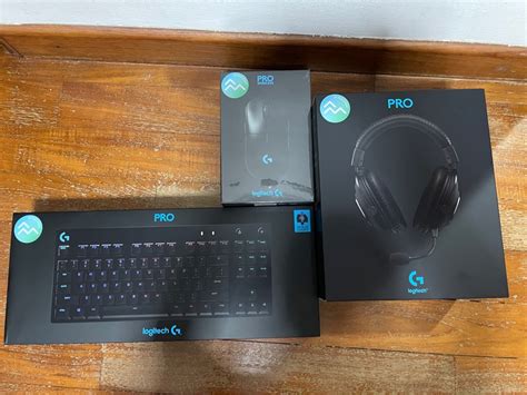 Logitech Bundle Keyboard Headphones Mouse Computers Tech Parts Accessories Computer