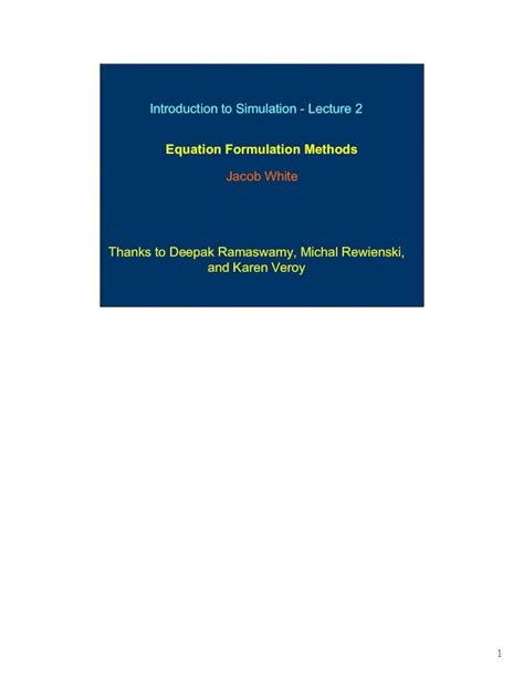 Pdf Equation Formulation Methods Mit Opencourseware Struts Example Identifying Unknowns