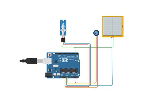 Circuit Design Aufgabe 1 Servo Tinkercad