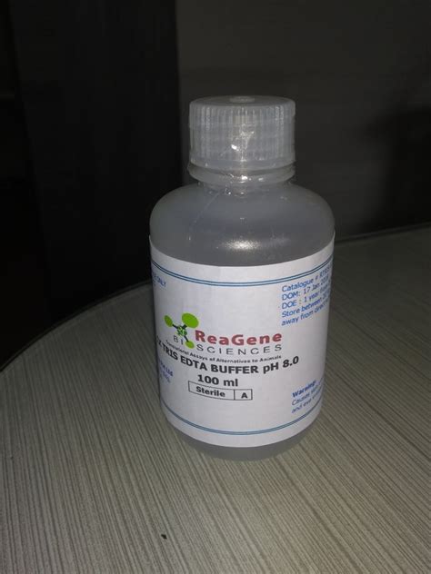 Tris Phosphate Edta Buffer Solution Packaging Type Bottle 500ml At Best Price In Bengaluru