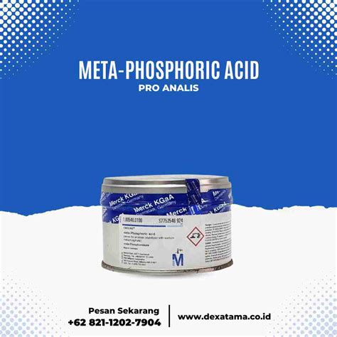 Jual Meta Phosphoric Acid Merck Id