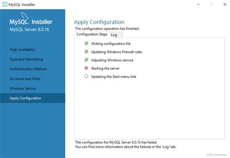 mysql安装过程出现starting the server报错的超详细解决方案 附mysql安装程序） csdn博客