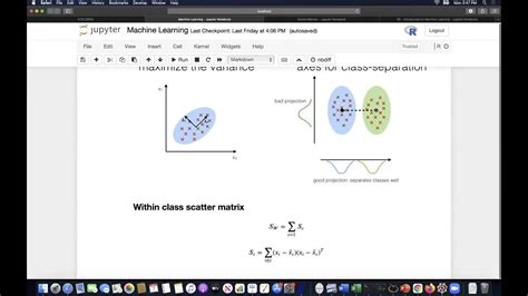Linear Discriminant Analysis Lda Lecture 6 Part 5 Intro To Machine Leaning In R Youtube