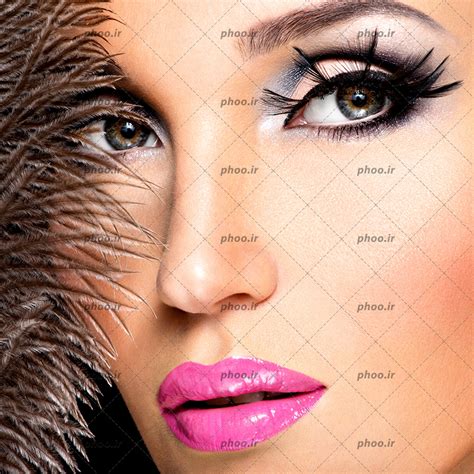 عکس مدل زن آرایش غلیظ کرده عکس با کیفیت و تصاویر استوک حرفه ای