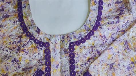 লেইছ দিয়ে জামার ডিজাইন লেইছ দিয়ে গলার নতুন ডিজাইন করলাম Diy Neck