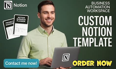 Create Custom Notion Template Notion Business Automation Expert Workspace By Happycreative38