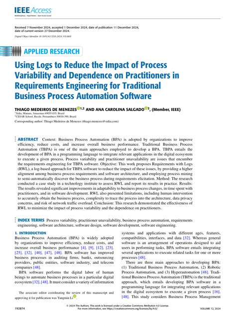 Pdf Using Logs To Reduce The Impact Of Process Variability And