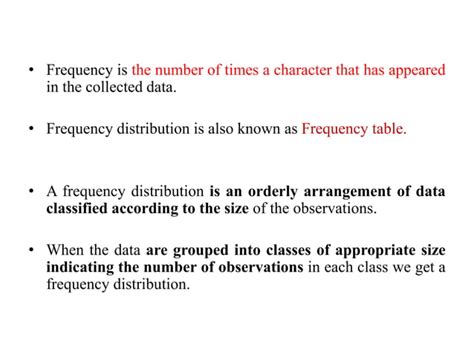 Biostatistics Frequency Distribution Pptx Biostatistics Frequency Distribution Pptx